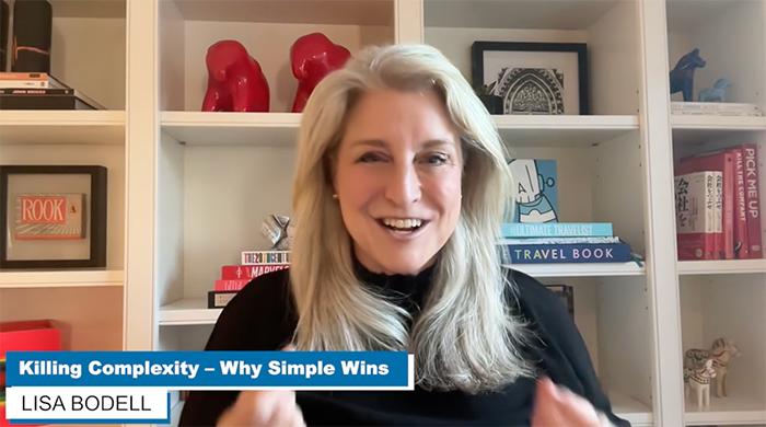 Lisa Bodell - Leadership & Simplification Speaker - WWSG